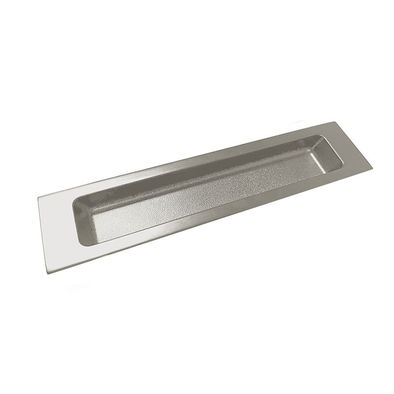 1102 Recessed Handle Brushed Nickel | Titus Tekform