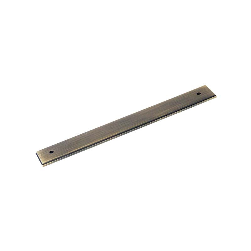 Aura Antique Brass Handle Backplate 160mm | Titus Tekform