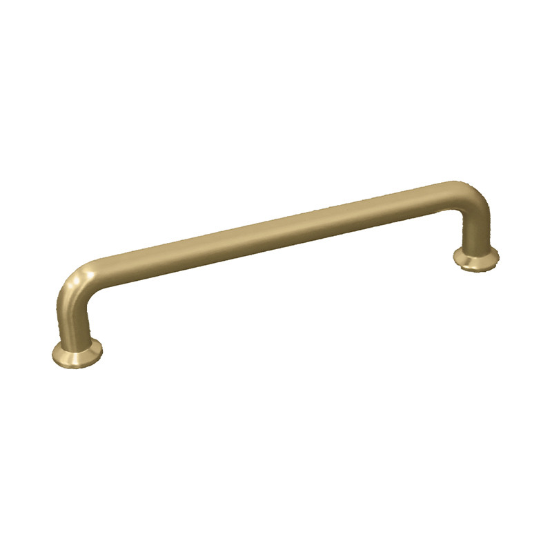 815 Pristop Square Handle Satin Gold 192mm | Titus Tekform