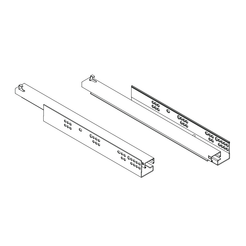 Vitek Full Extension Runners 550mm | Titus Tekform