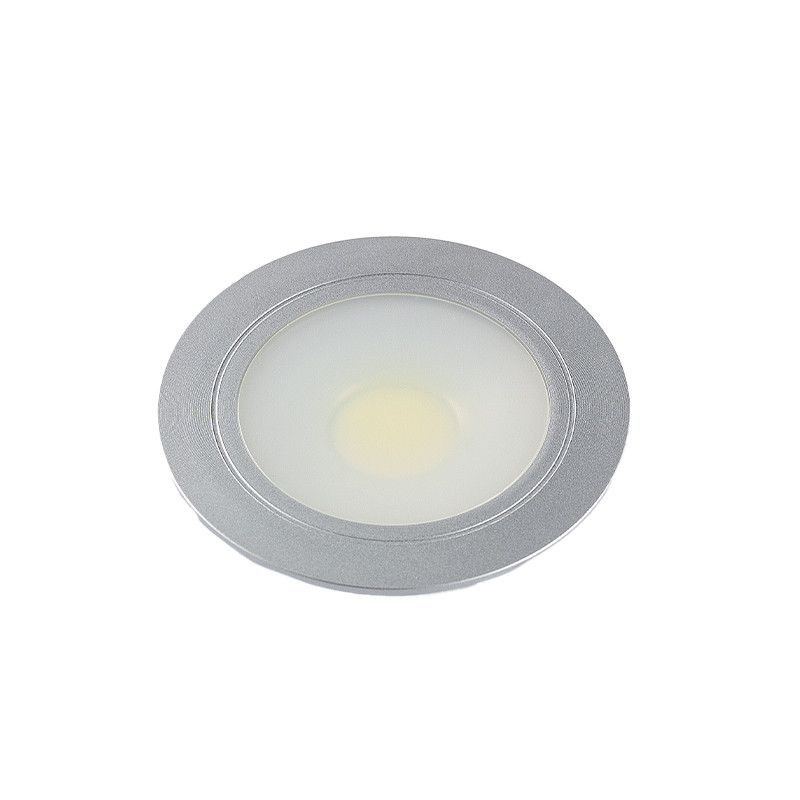 24V Foggy Silver Round Downlights Daylight White | Titus Tekform