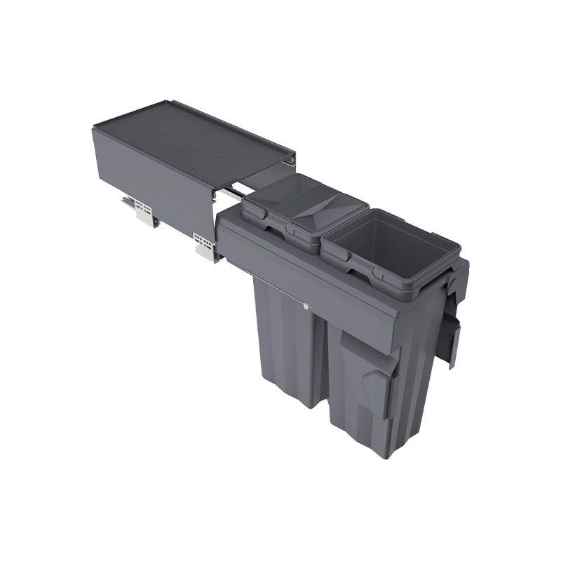 350mm Kosara Soft Close Waste Bin 26L | Titus Tekform