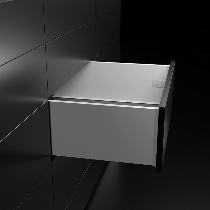 Slimline+ Drawer 145 White 350mm Push to Open | Titus Tekform