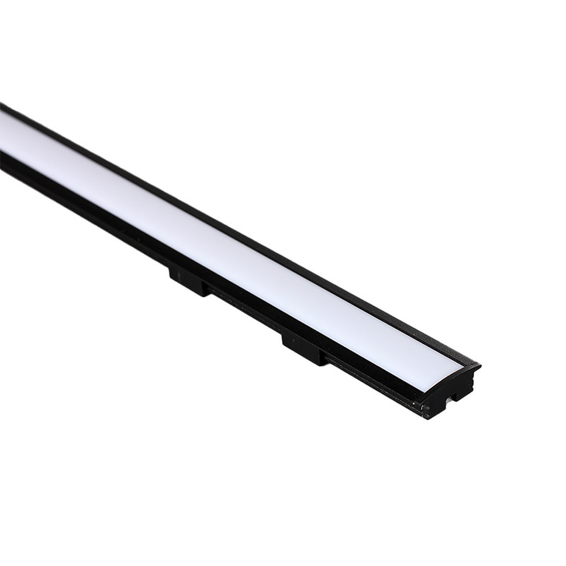 Slim LED Profile Matt Black 3m Opaque | Titus Tekform